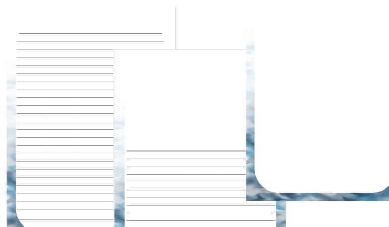 FREE Ocean Writing Frame - Resourcefully